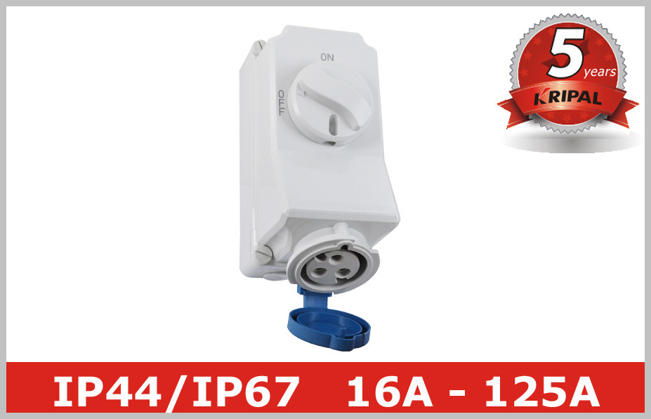 220V 380V Elektrocontactdoosafzet met Industriële Schakelaarkoppeling